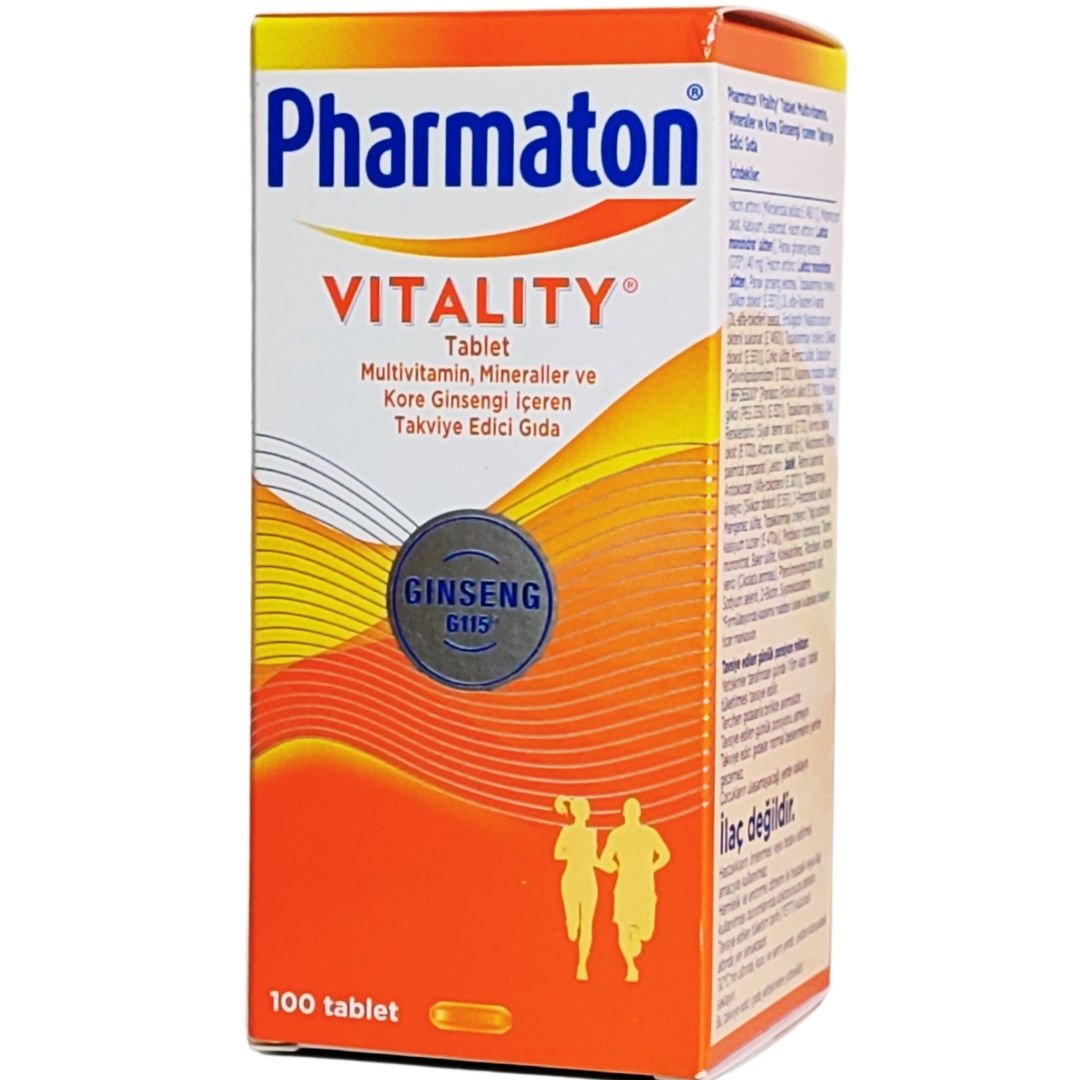Pharmaton Vitality 100 Tablet | Orijinal Ürün Garantisi Fatih Dirican ...