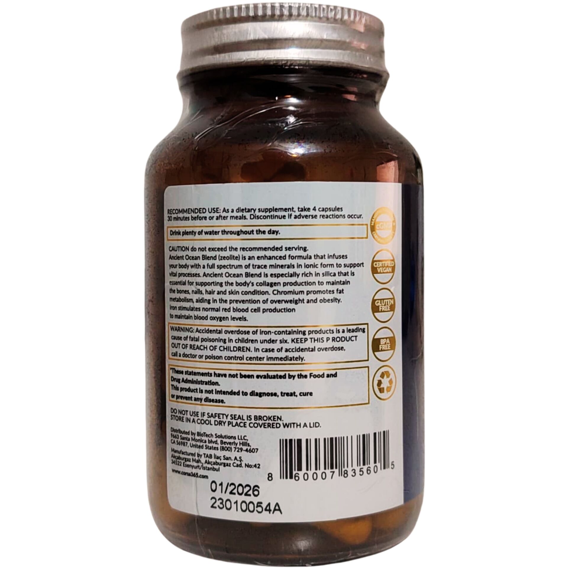 Corsa 365 Mineral Blend 90 Vegetable Kapsül | Orijinal Ürün Garantisi ...