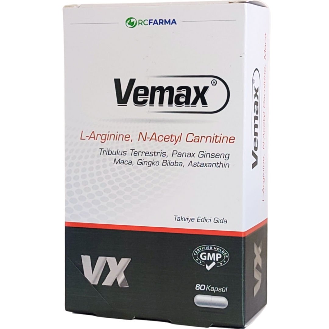 Vemax 60 Kapsül | Orijinal Ürün Garantisi Fatih Dirican Güvencesi ve ...
