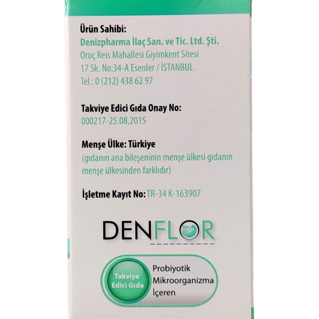 Denflor Probiyotik 10 Kapsül | Orijinal Ürün Garantisi Fatih Dirican ...