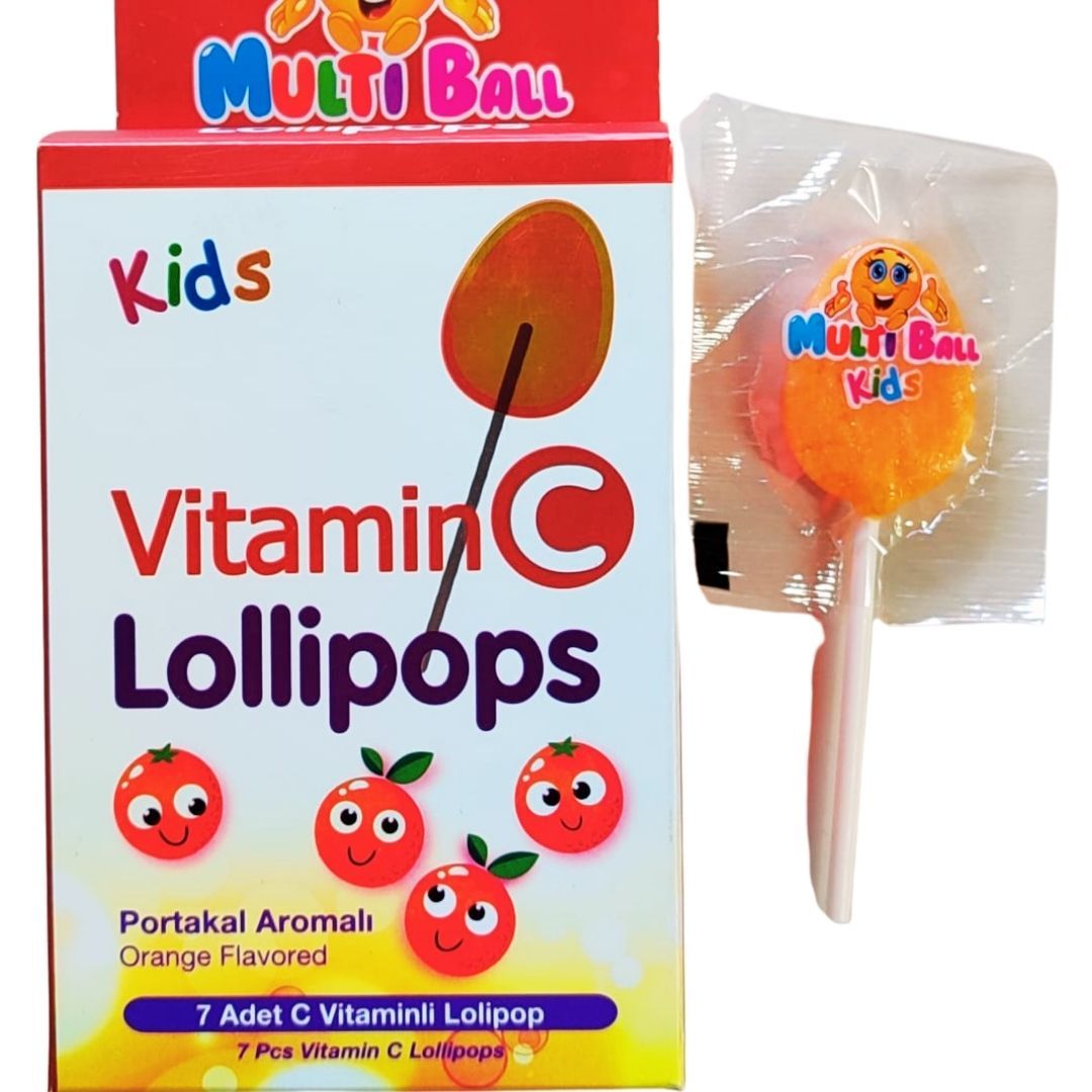 Multiball Kids Vitamin C Lollipops 7'li | Orijinal Ürün Garantisi Fatih ...